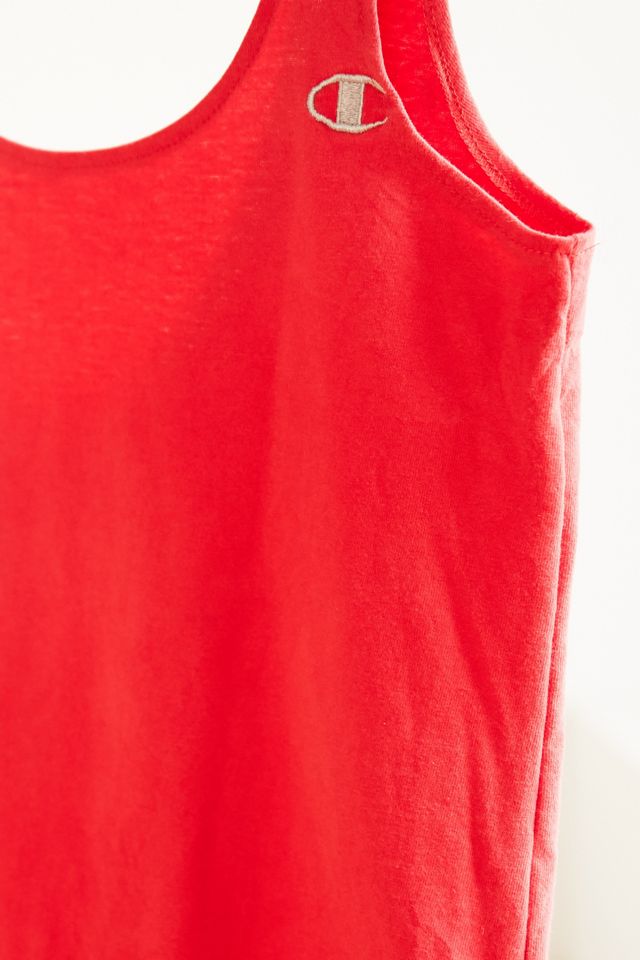 Urban Renewal Remade Champion Ruby Red Bodysuit | Urban Outfitters