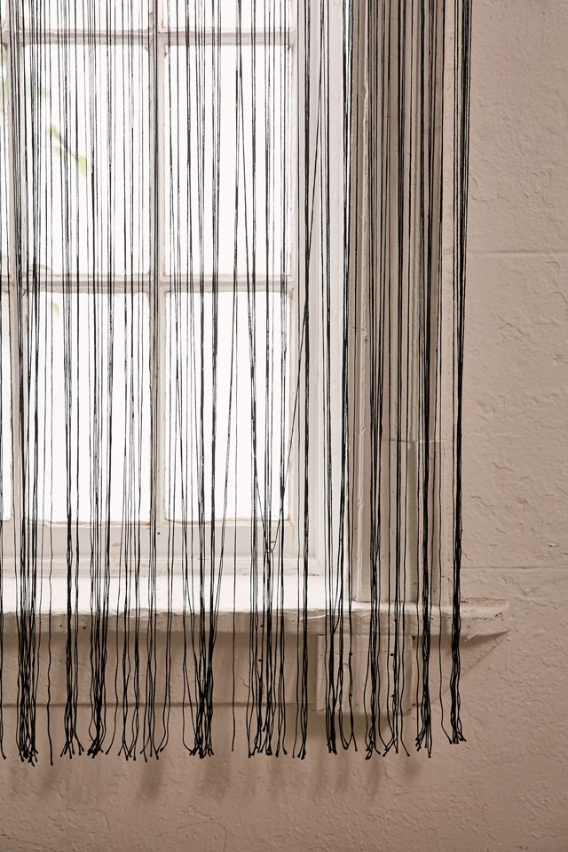 Arianna Velvet Fringe Window Panel | Urban Outfitters
