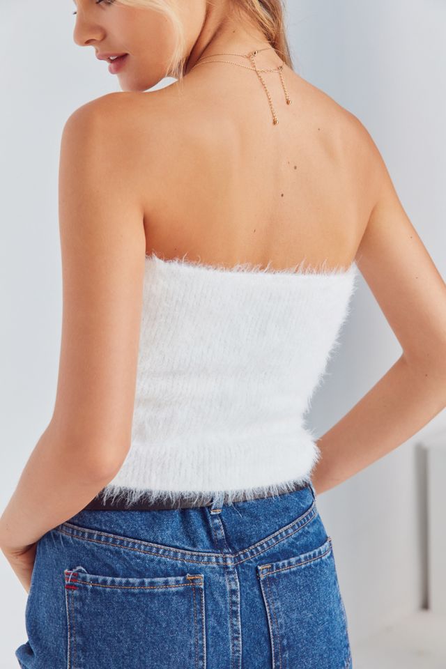 Kimchi Blue Mel Fuzzy Tube Top | Urban Outfitters