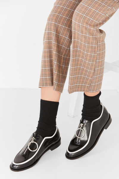 Shellys London Fab Zip-Front Oxford | Urban Outfitters