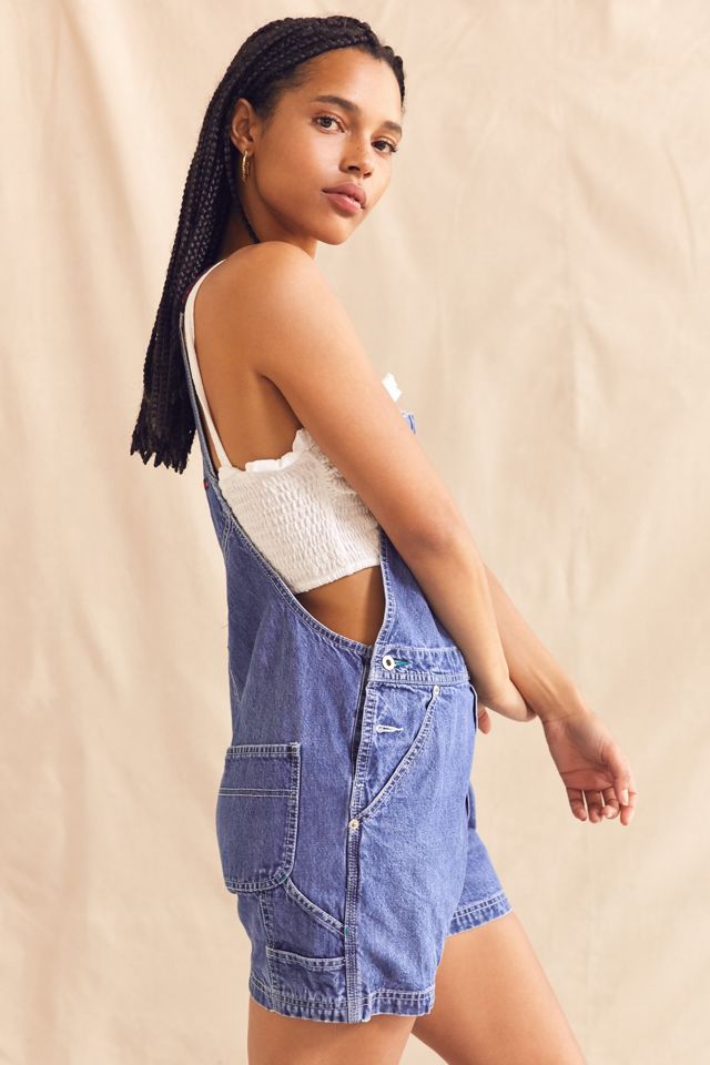 Vintage Tommy Hilfiger ‘90s Branded Strap Denim Shortall Overall ...