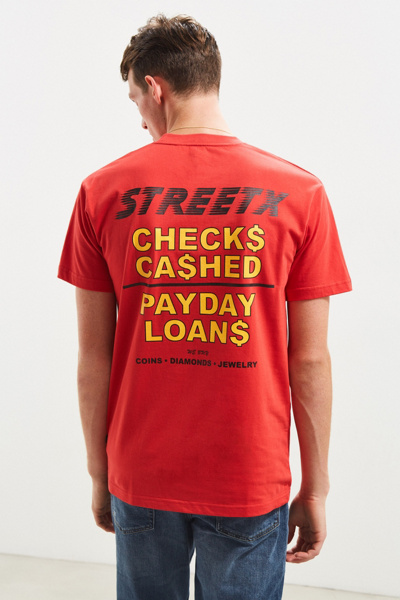 StreetX Cheques Cashed Tee | Urban Outfitters