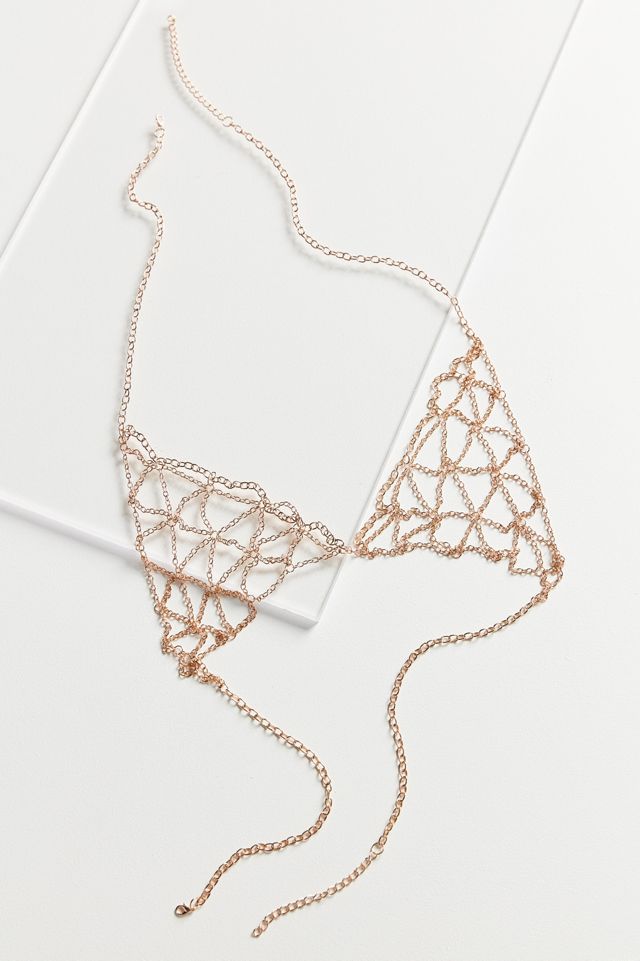 8 Other Reasons Illusions Bralette Body Chain | Urban Outfitters