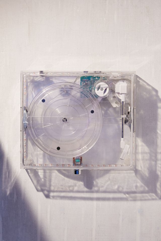 Clear LED Light-Up Turntable | Urban Outfitters
