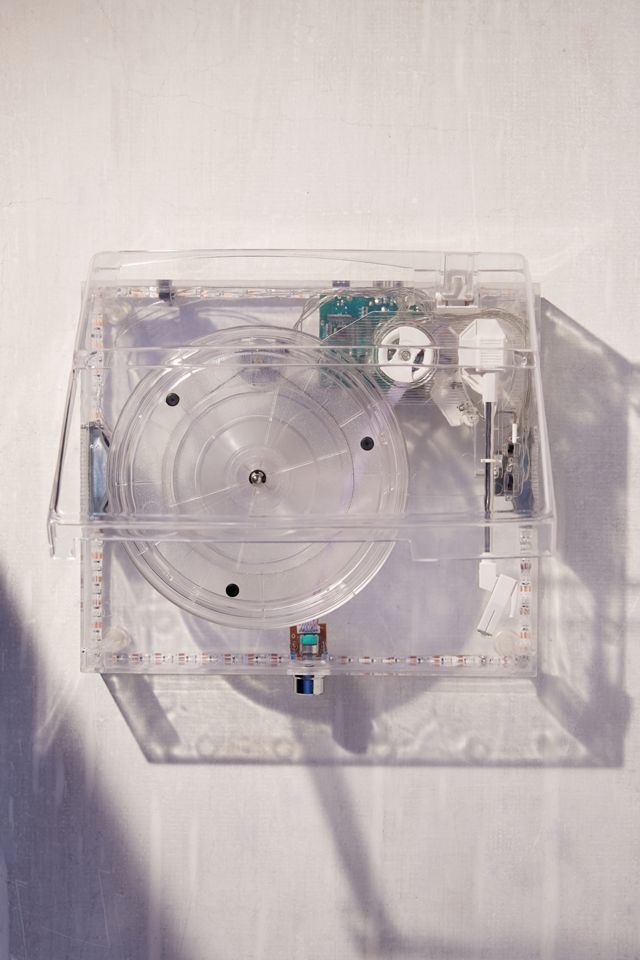Clear LED Light-Up Turntable | Urban Outfitters