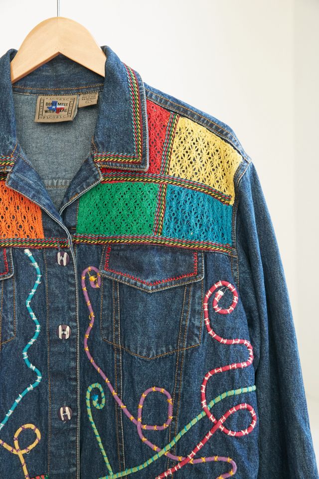Vintage ‘90s Hand-Stitched Denim Jacket | Urban Outfitters Canada
