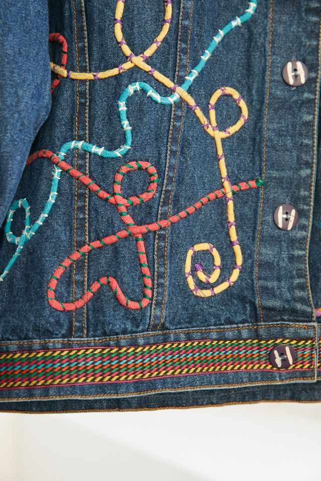 Vintage ‘90s Hand-Stitched Denim Jacket | Urban Outfitters Canada