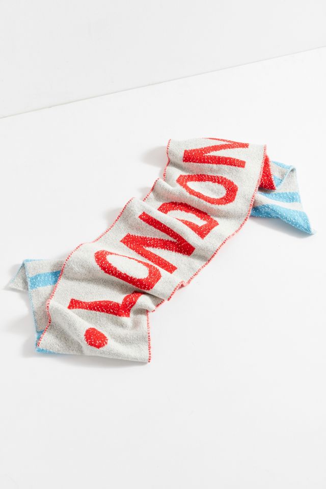 City Intarsia Soccer Scarf | Urban Outfitters