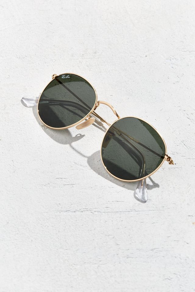 Ray-Ban Gold Round Sunglasses | Urban Outfitters