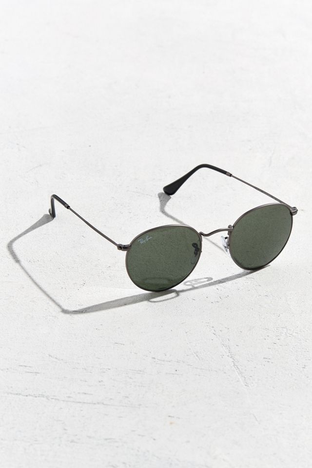 Ray-Ban Silver Round Sunglasses | Urban Outfitters