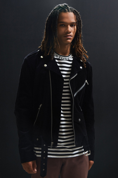 Tripp NYC Velvet Moto Jacket | Urban Outfitters