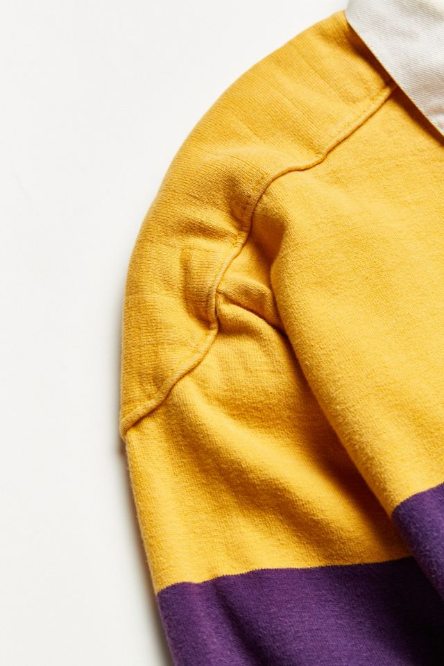 Vintage McIntosh & Seymour Yellow + Purple Rugby Shirt | Urban ...