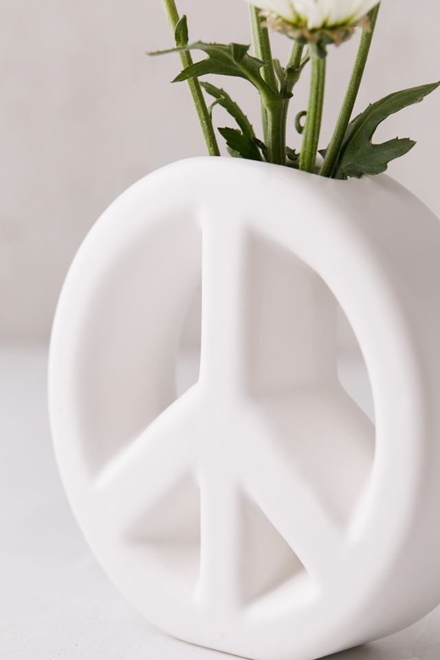 Peace Sign Vase | Urban Outfitters