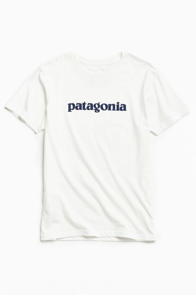 Patagonia Text Logo Tee | Urban Outfitters