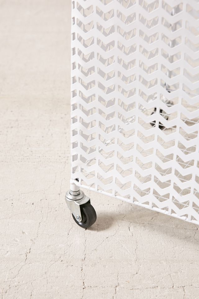 Rolling Record Storage Bin | Urban Outfitters