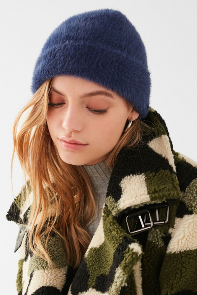 Fuzzy Furry Beanie | Urban Outfitters