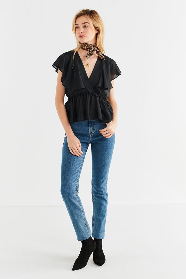 Backstage Reckless Romantic Ruffle Top | Urban Outfitters