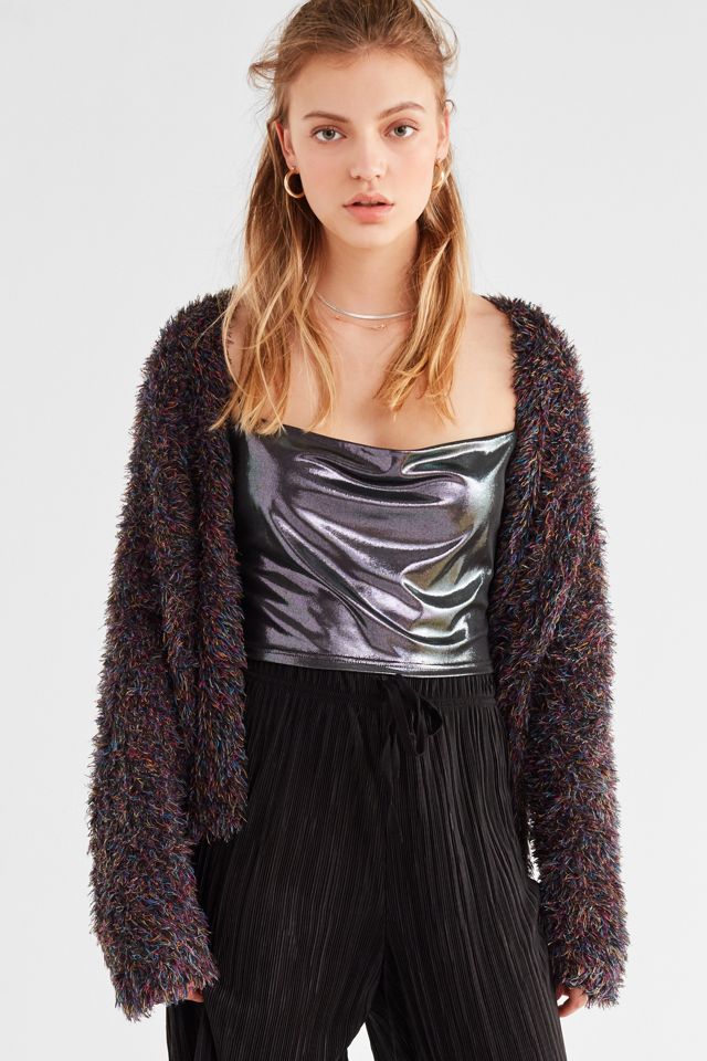 UO Shiny Cowl Neck Cami | Urban Outfitters