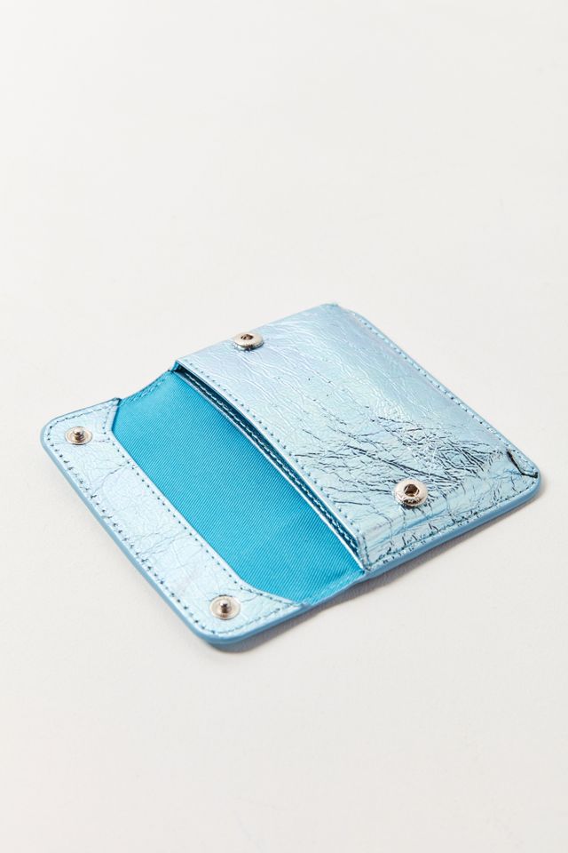Iridescent Snap Card Case | Urban Outfitters