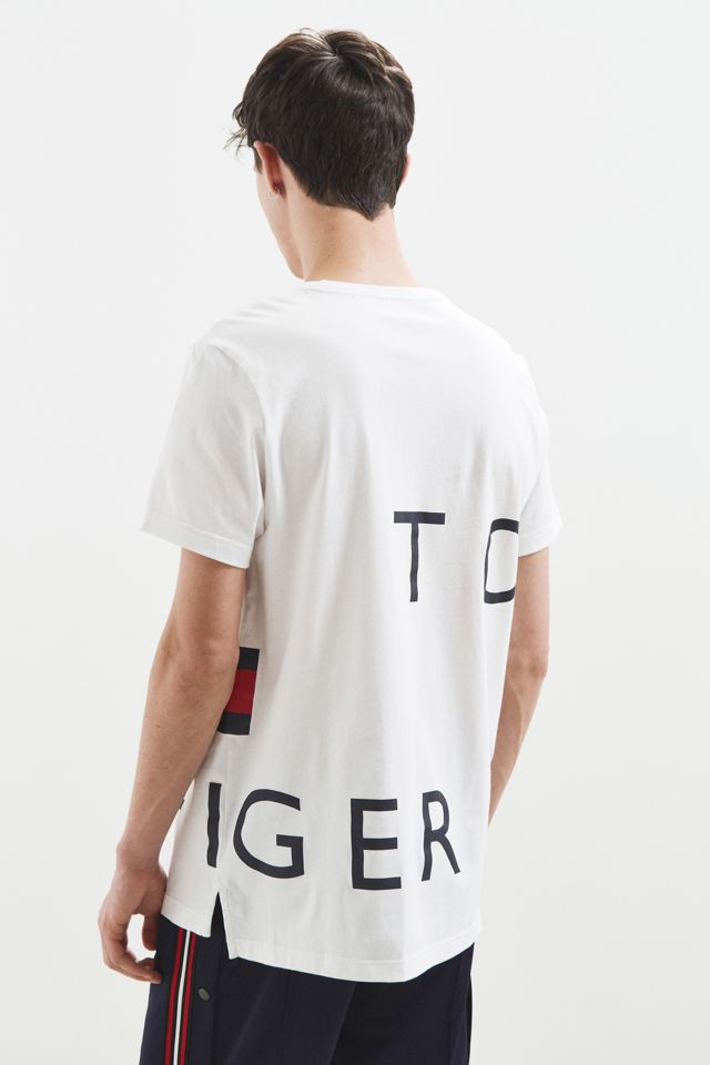 Tommy Hilfiger Wrap Around Logo Tee | Urban Outfitters