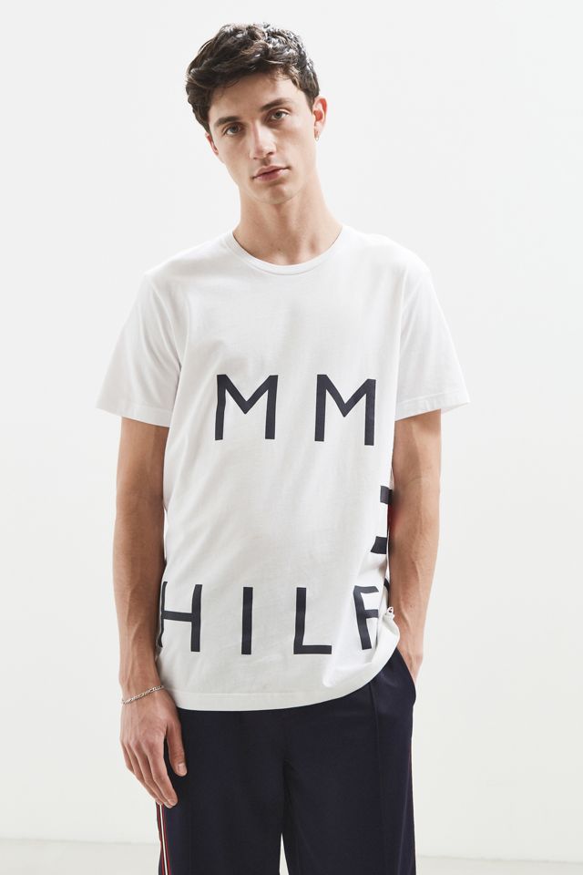 Tommy Hilfiger Wrap Around Logo Tee | Urban Outfitters