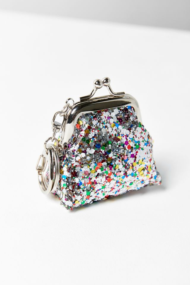 Kiss Lock Sequin Pouch Keychain | Urban Outfitters