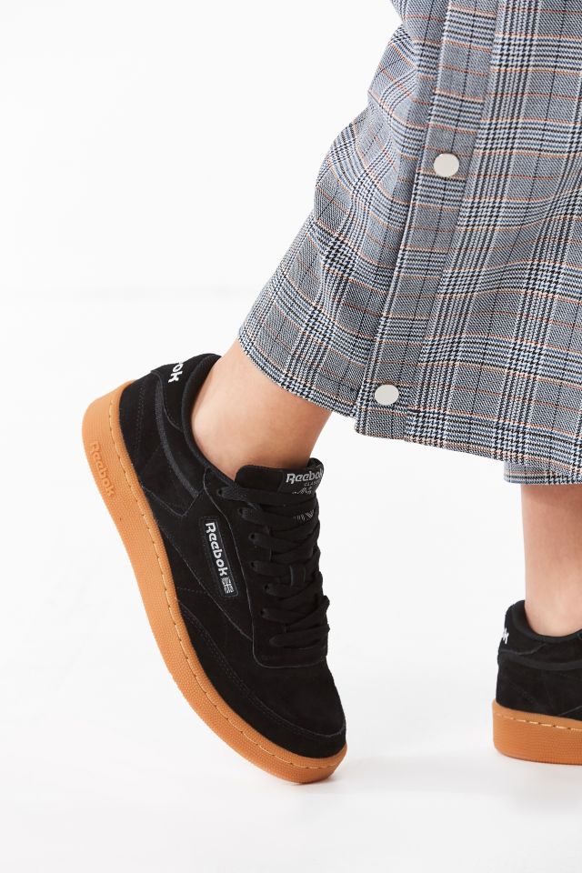 Reebok black gum sole store