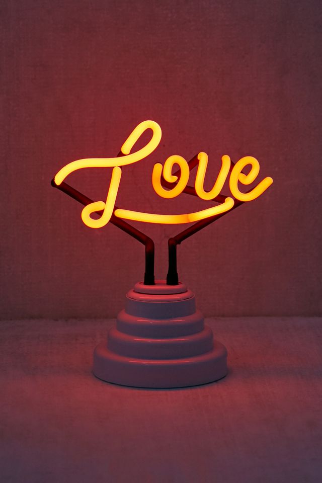 Love Neon Sign Table Lamp | Urban Outfitters