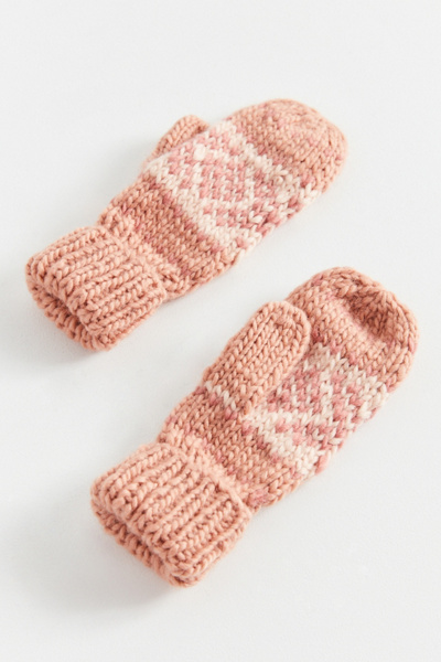 Intarsia Knit Mitten | Urban Outfitters