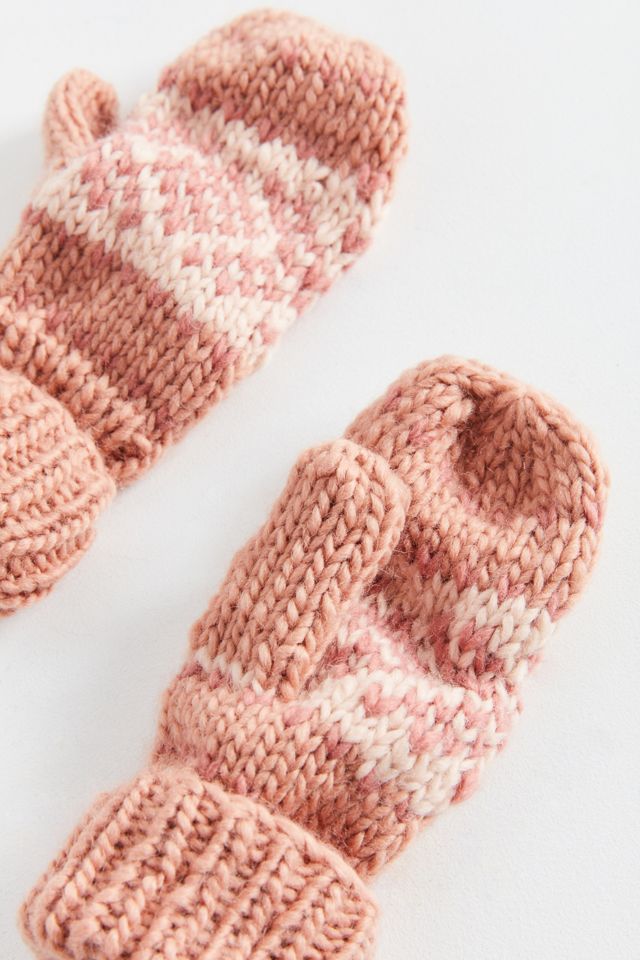 Intarsia Knit Mitten | Urban Outfitters