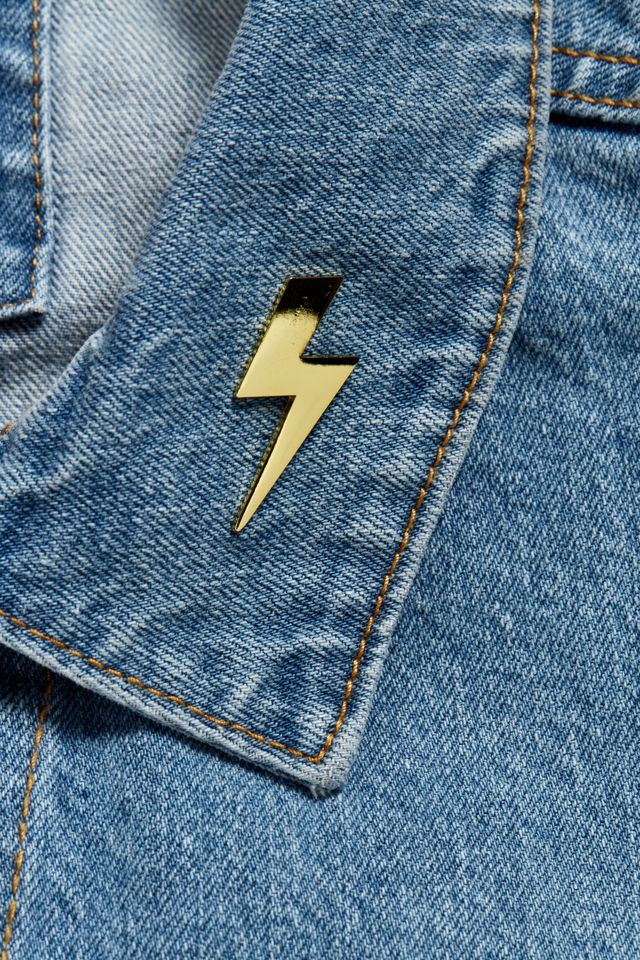 Magic Society Lightning Bolt Pin | Urban Outfitters