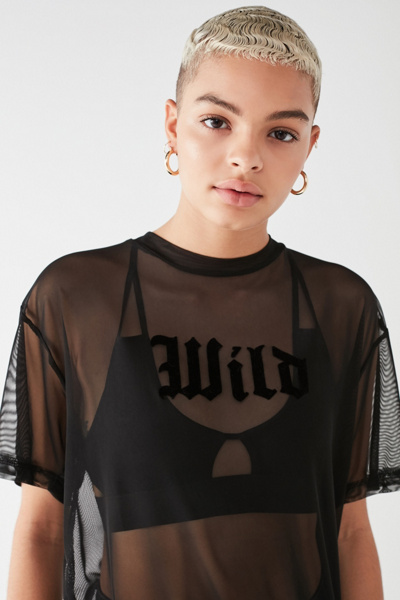 Truly Madly Deeply Wild Mesh Tee | Urban Outfitters