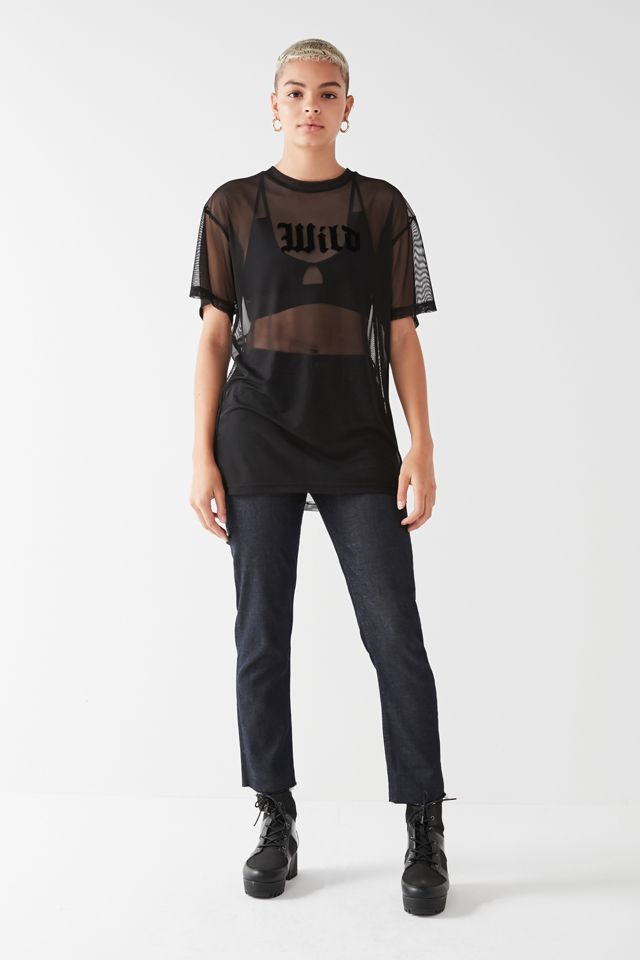 Truly Madly Deeply Wild Mesh Tee | Urban Outfitters