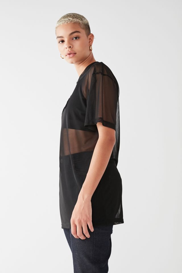 Truly Madly Deeply Wild Mesh Tee | Urban Outfitters