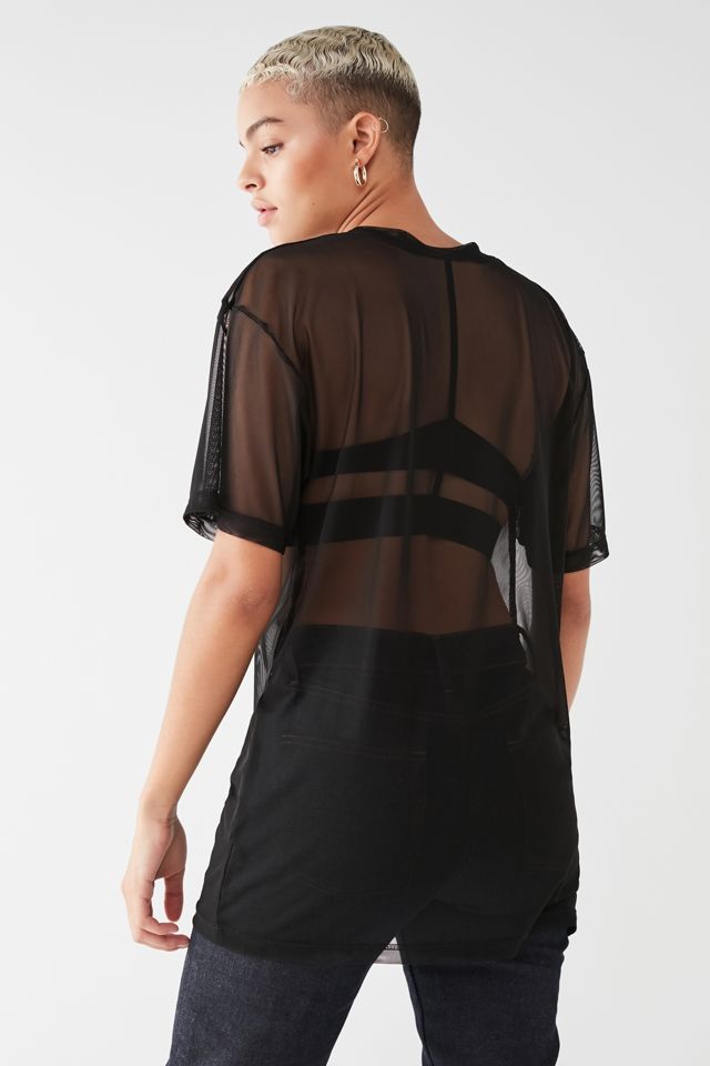 Truly Madly Deeply Wild Mesh Tee | Urban Outfitters