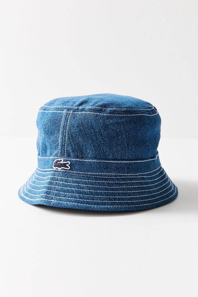Lacoste Denim Bucket Hat | Urban Outfitters