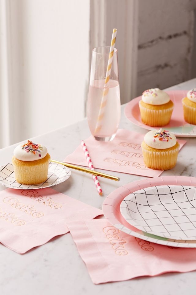 BASH Grid Mini Paper Plate Set | Urban Outfitters