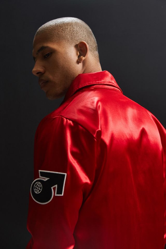 Ebbets Field Flannels Seattle Rainiers Vintage Satin Coach Jacket ...