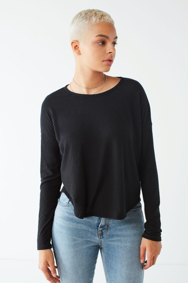 Project Social T Clara Crew-Neck Long Sleeve Tee | Urban Outfitters
