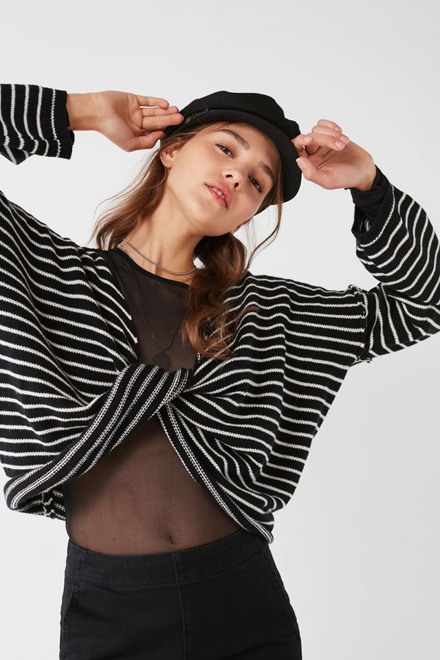 UO Skylar Twisted-Back Sweater | Urban Outfitters Canada