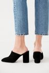 Mod Suede Mule Heel | Urban Outfitters