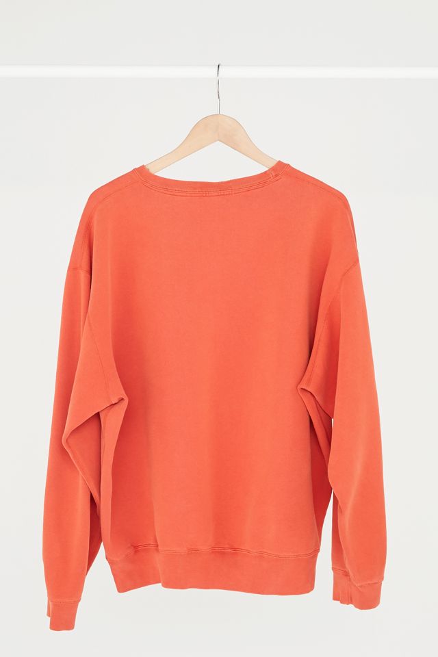 Vintage Polo Ralph Lauren Orange Crew Neck Sweatshirt | Urban ...