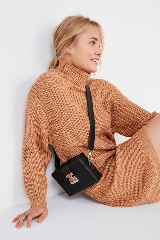 Blq Basiq Chunky Turtleneck Sweater Dress Urban Outfitters