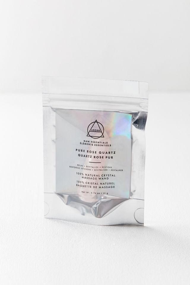 Adorn Raw Essentials Pure Rose Quartz Massage Stone | Urban Outfitters