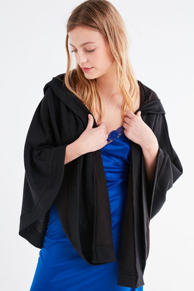 French Terry Hoodie Cape | Urban Outfitters