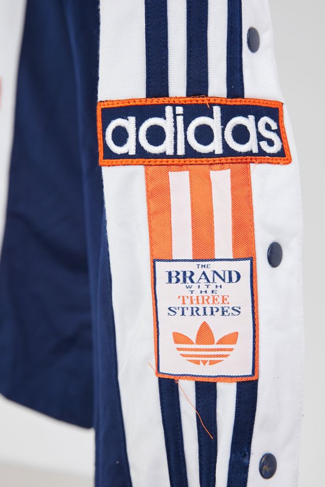 Vintage adidas ‘90s Dark Blue + Orange Pop Tearaway Track Pant | Urban ...