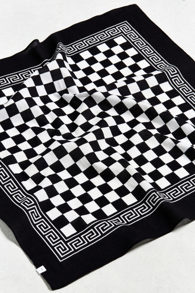UO Black + White Checkered Bandana | Urban Outfitters Canada