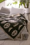 Calhoun & Co. UO Exclusive Allover Eyes Woven Throw Blanket | Urban Outfitters