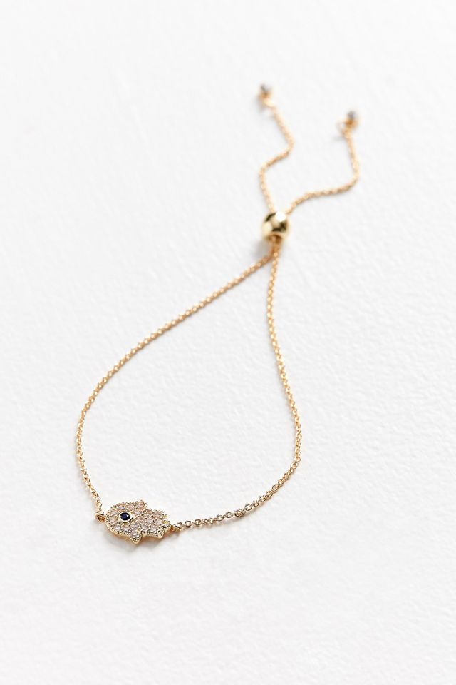 Hand Charm Slider Bracelet | Urban Outfitters Canada