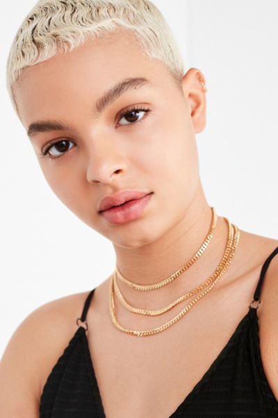 Frasier Sterling Versace Layering Necklace | Urban Outfitters Canada